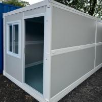 China Mobile Steel Prefabricated Folding House Sound Proof Foldable Container Homes CE for sale