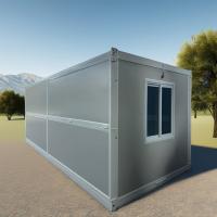 China Eco Friendly Folding Prefab Houses Container High Strength Steel Fold Up Container House for sale