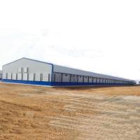 China Rigid Frame Steel Structure Warehouse Factory Corrosion Resistant Quick Installation for sale