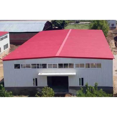 China Heavy Duty Workshop Steel Structure Modern Industrial Workshop Shed Hurricane Resistant for sale