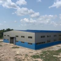 China Custom Built Prefabricated Steel Structure Warehouse Industrial Metal Building Design for sale