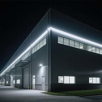 China Q235 Q345 Prefabricated Steel Structure Factory Steel Beam Warehouse Weather Resistant for sale