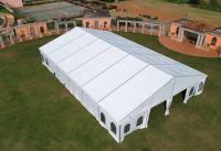 China UV Resistant Metal Outdoor Exhibition Tents Aluminum Structure Temporary Tents Sunproof for sale