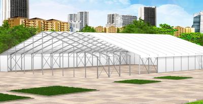 China Aluminum Alloy T6061 T6 Temporary Warehouse Tent For Industrial Storage Anti Rust for sale