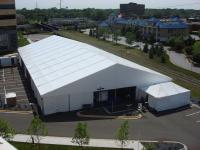 China Aluminum Alloy T6061 T6 Temporary Warehouse Tent For Industrial Storage Anti Rust for sale