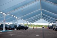 China Aluminum Alloy T6061 T6 Temporary Warehouse Tent For Industrial Storage Anti Rust for sale