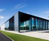 China Custom Prefab Steel Structure Exhibition Hall 4s Car Showroom Eco Friendly Steel Buildings for sale