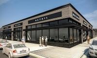 China Commercial Store Steel Structure Building Prefab Steel Frame Building Quick Assembly for sale