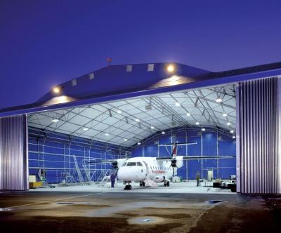 China High Strength Steel Structure Hangar Construction Pre Engineered Metal Frame Hangar for sale