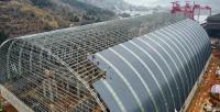 China Industrial Long Span Roof Trusses stadium space frame roofing steel shade structure for sale