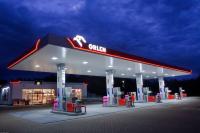 China Modern Design Q235/Q355 Steel Space Frame Structure for Prefabricated Assembly Petrol Station Canopy for sale