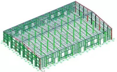 China Steel Structure Detailing Services with TEKLA 3D Modeling Optimization for sale