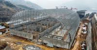 China Long Span Steel Space Frame Structure for Large Power Plant Storage Sheds for sale