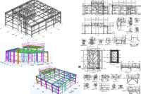 China Tekla 3D Modeling Powered Steel Structure Detailing And Refinement Services for sale