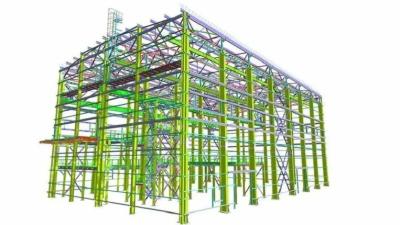 China Professional Steel Structure Detailing Services Optimized Via TEKLA 3D Modeling for sale