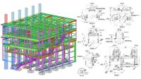 China Tekla 3D Modeling Steel Building Engineering Services Steel Structure Detailing Services for sale