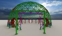 China Customized Steel Structure Detailing Services with Tekla Modeling and AISC/EN/GB Compliant Design for sale