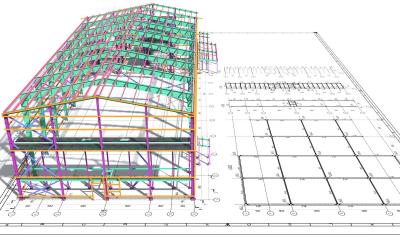 China Tekla 3D Modeling Powered Steel Structure Detailing And Refinement Services for sale