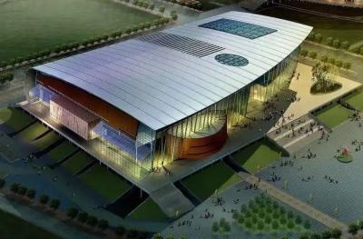China Spatial Steel Structure For Basketball Gym Roofs , Custom Steel Structure Sports Arena for sale