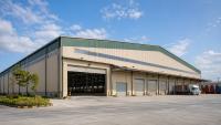 China Large-Span Warehouse Structure with Q235B/Q355B Steel for Up to 100m Span and Low Maintenance for sale