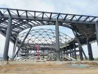 China Seismic Resistant Large-Span Steel Structure Stadium with Prefabricated Construction for Sports Venues for sale