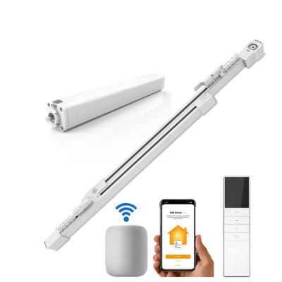 China Extendable 3m Bendable Curtain Track  Phone App Control for sale
