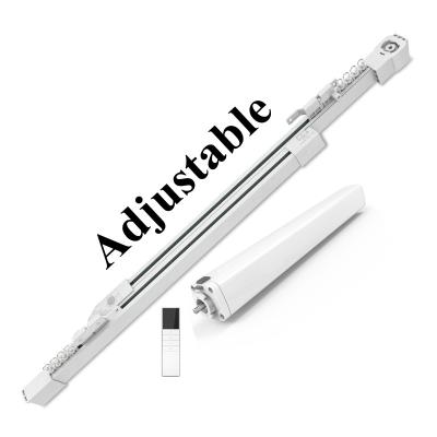 China Extendable Length Silent Aluminum Window Curtain Track Motor Accessories for sale