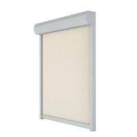 China Custom Size Sunscreen Double Roller Blinds Outdoor Patio Motorized Window Blind for sale