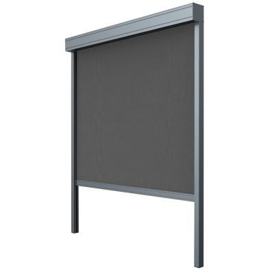 China Retractable Windproof Ultra Smart Blinds Outdoor Blackout Motorized Zipper Roller Blinds for sale