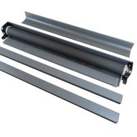 China Motorized Outdoor Zip Screen Canvas Blind Waterproof Automatic Zip Track Roller Blinds for sale