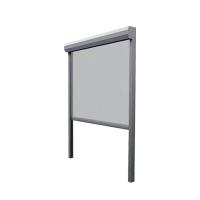 China Zip Track Windproof Outdoor Vertical Blinds Zip Screen Customized Sun Block Roller for sale