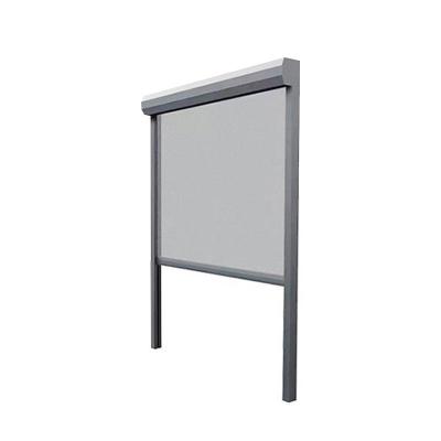 China Zip Track Windproof Outdoor Vertical Blinds Zip Screen Customized Sun Block Roller for sale