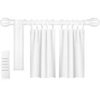 China Electric Roman Curtain Track Set Art Aluminum Alloy Curtain Rod for sale