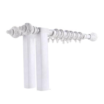 China Customized Roman Rod Wifi Remote Control Automatic Electric Smart Curtain Motor Track for sale