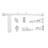 China Smart System Electric Curtain Track With Automated Roman Rail Single Bracket for sale