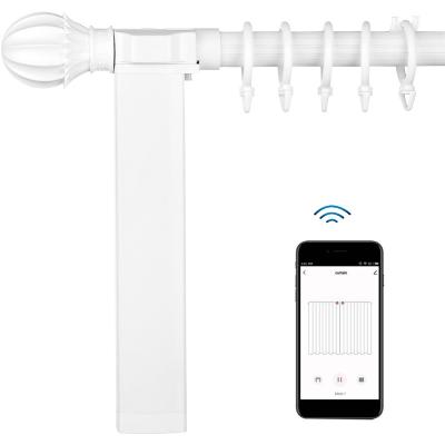 China 6m Length Electric Roman Curtain Track System For Smart Home for sale