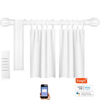 China 6m Length Electric Roman Curtain Track System For Smart Home for sale