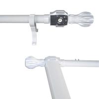 China Aluminum Alloy Roman Curtain Rod Motorized Wifi Control Automatic Curtain Track for sale