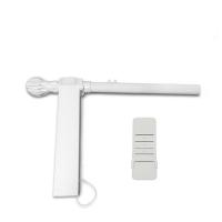 China Aluminum Alloy Roman Curtain Rod Motorized Wifi Control Automatic Curtain Track for sale