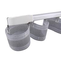 China Electric Wifi Control Smart Curtain Ripple Fold S Wave Curtain Rail System for sale