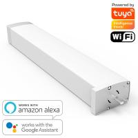 China Bead WIFI Smart Curtain Motor For Tuya Electric APP Voice Control EU US Plug for sale