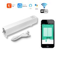 China Remote Control Smart Curtain Motor Home Electric Automatic Window Curtain System for sale