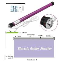 China Anti Static Motorized Blinds Tubular Motor Home Automation Roller Curtain Window With Tuya WIFI for sale