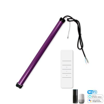 China 35mm Automatic Blind Motor Echo Tuya Voice Control Roller Blinds Tubular Motor for sale