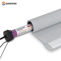 China 16mm Smart Tubular Motor Automatic Zebra Roller Blinds Motorized Goolgle Alexa Remote Control for sale
