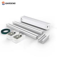 China Gardens Beam Aluminum Curtain Track Rail Double Wheel for sale