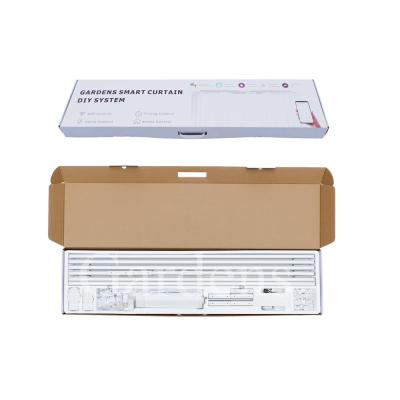 China 50Hz DIY Motorized Curtain Track 3.2m Remote Control Curtain Rod Splicing for sale