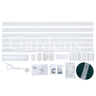 China RS485 Electric Curtain Rail Alexa 30dB Remote Control Curtain Track Customized for sale