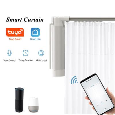 China 2.2m DIY Motorized Curtain Track System Wall Mount for sale
