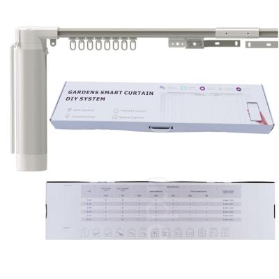 China 240V AC DIY Motorized Curtain Track Alexa Wifi Curtain Rail for sale